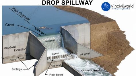 Types of Spillways for Dams | vin civilworld