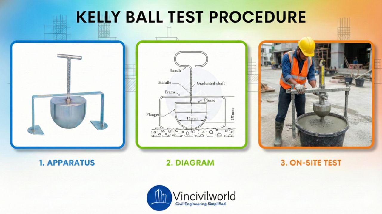 Kelly Ball Test – Workability of Concrete | vin civilworld