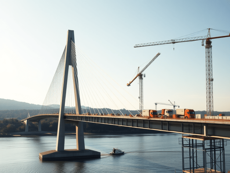 Cable Stayed Bridge – Types, key features and construction | vin civilworld